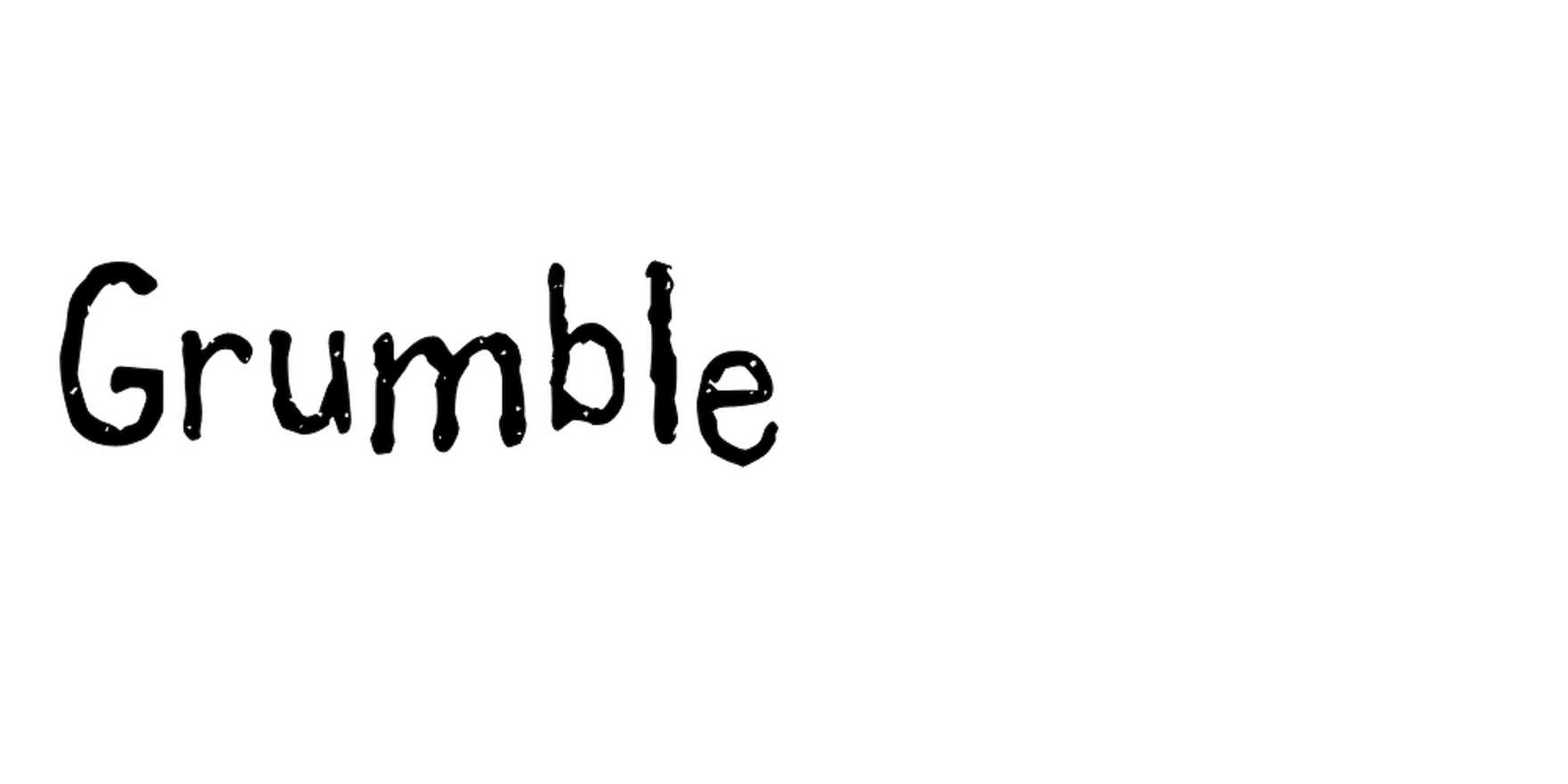 Grumble in use - Fonts In Use