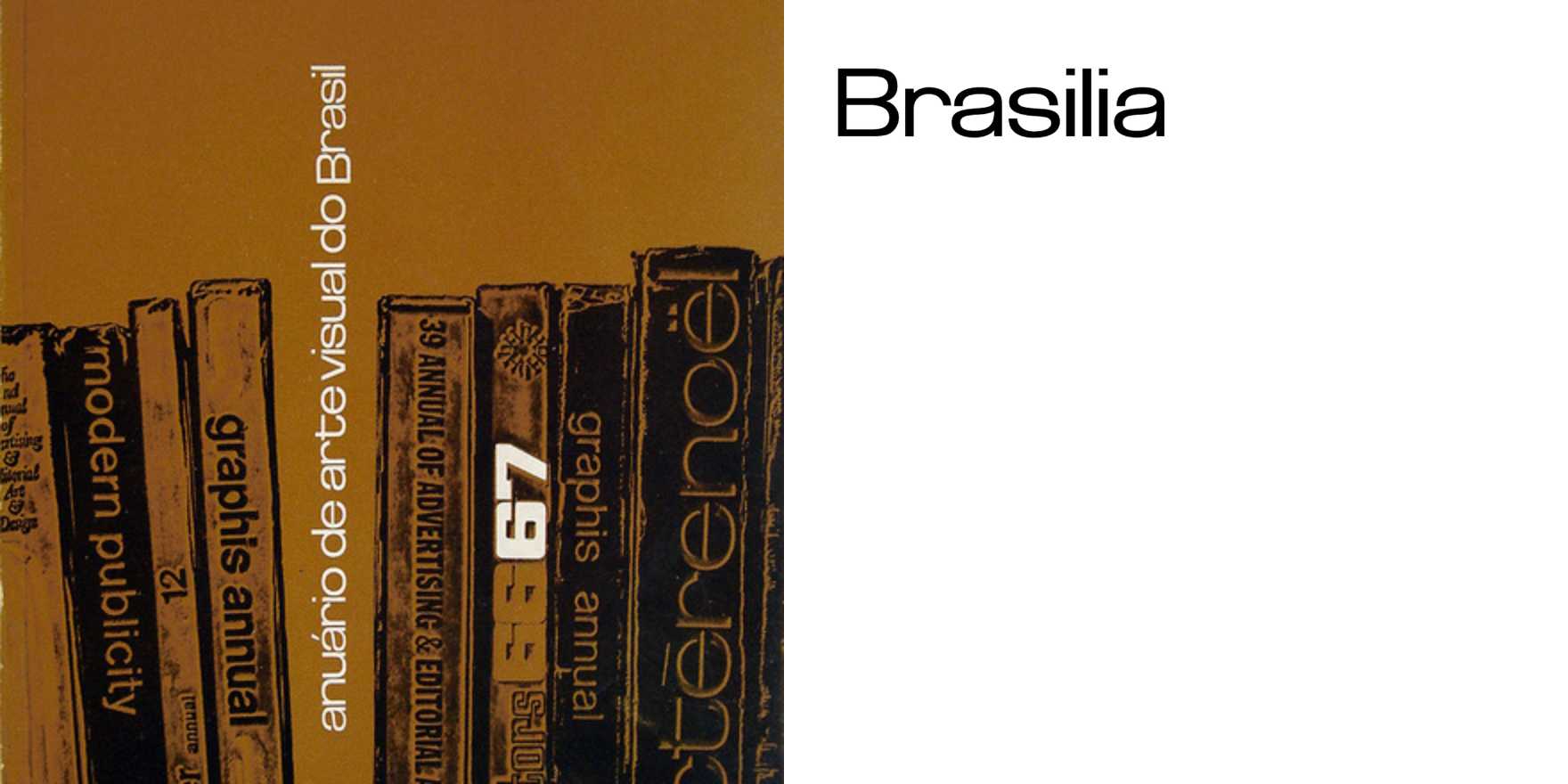 Anuário de artes visual do Brasil 1967 - Fonts In Use