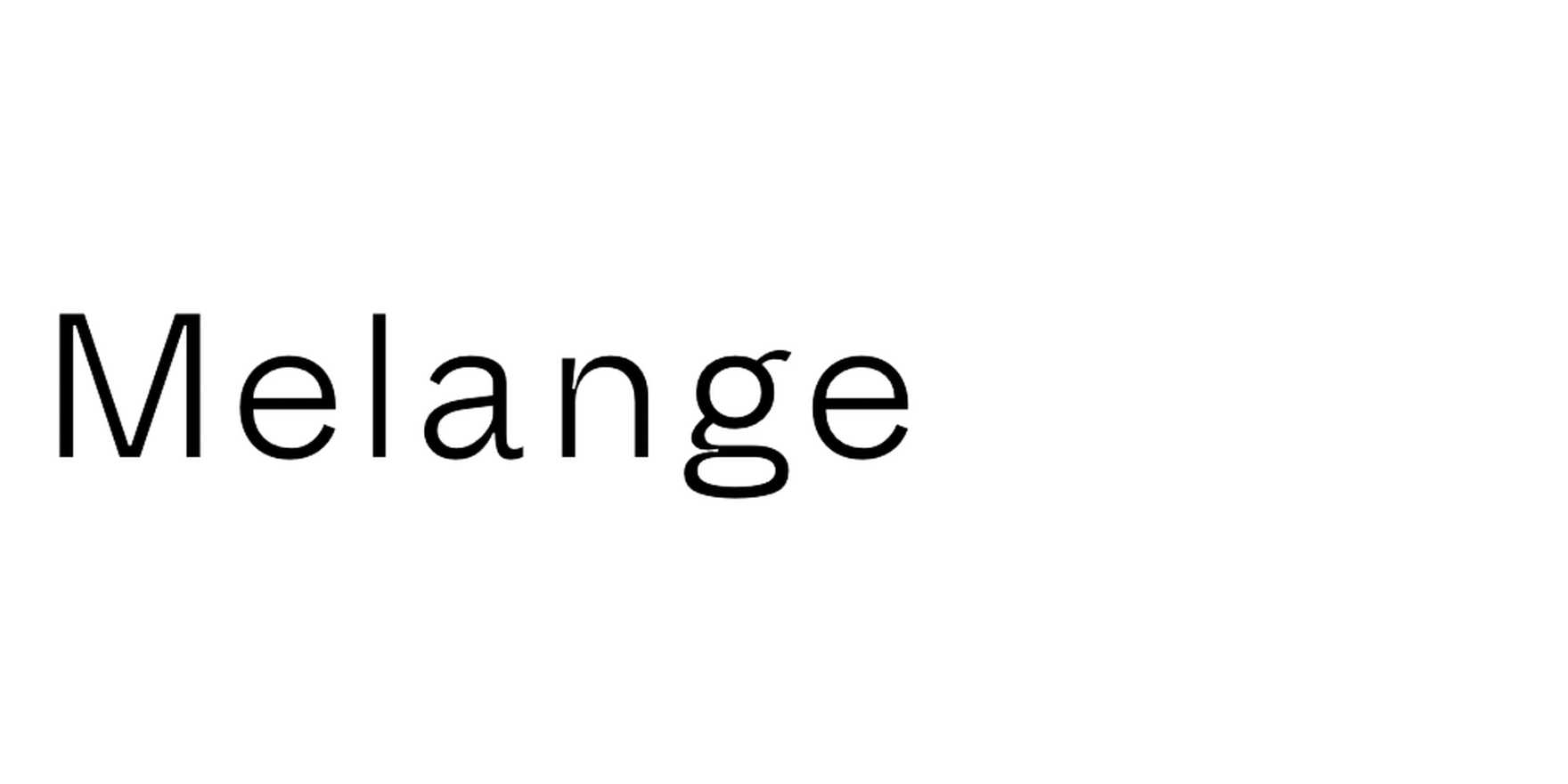 Melange in use - Fonts In Use