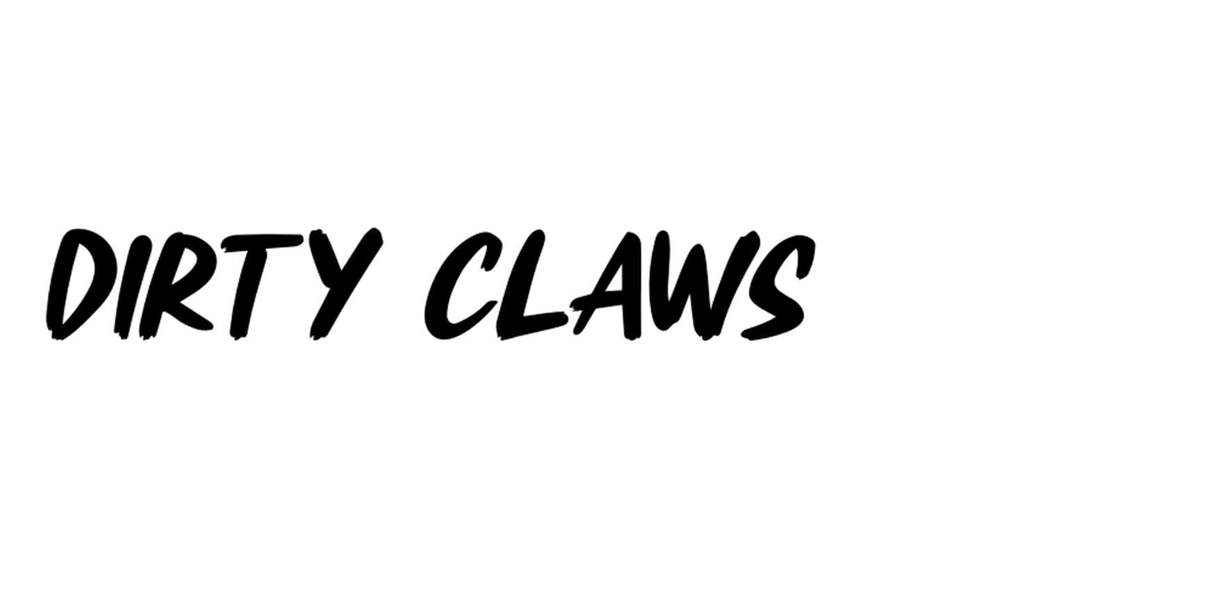 Dirty Claws in use - Fonts In Use