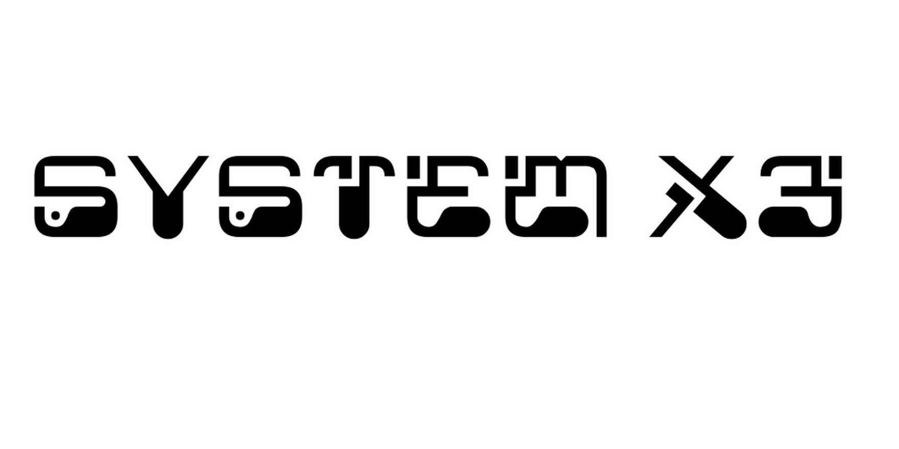 System X3 in use - Fonts In Use