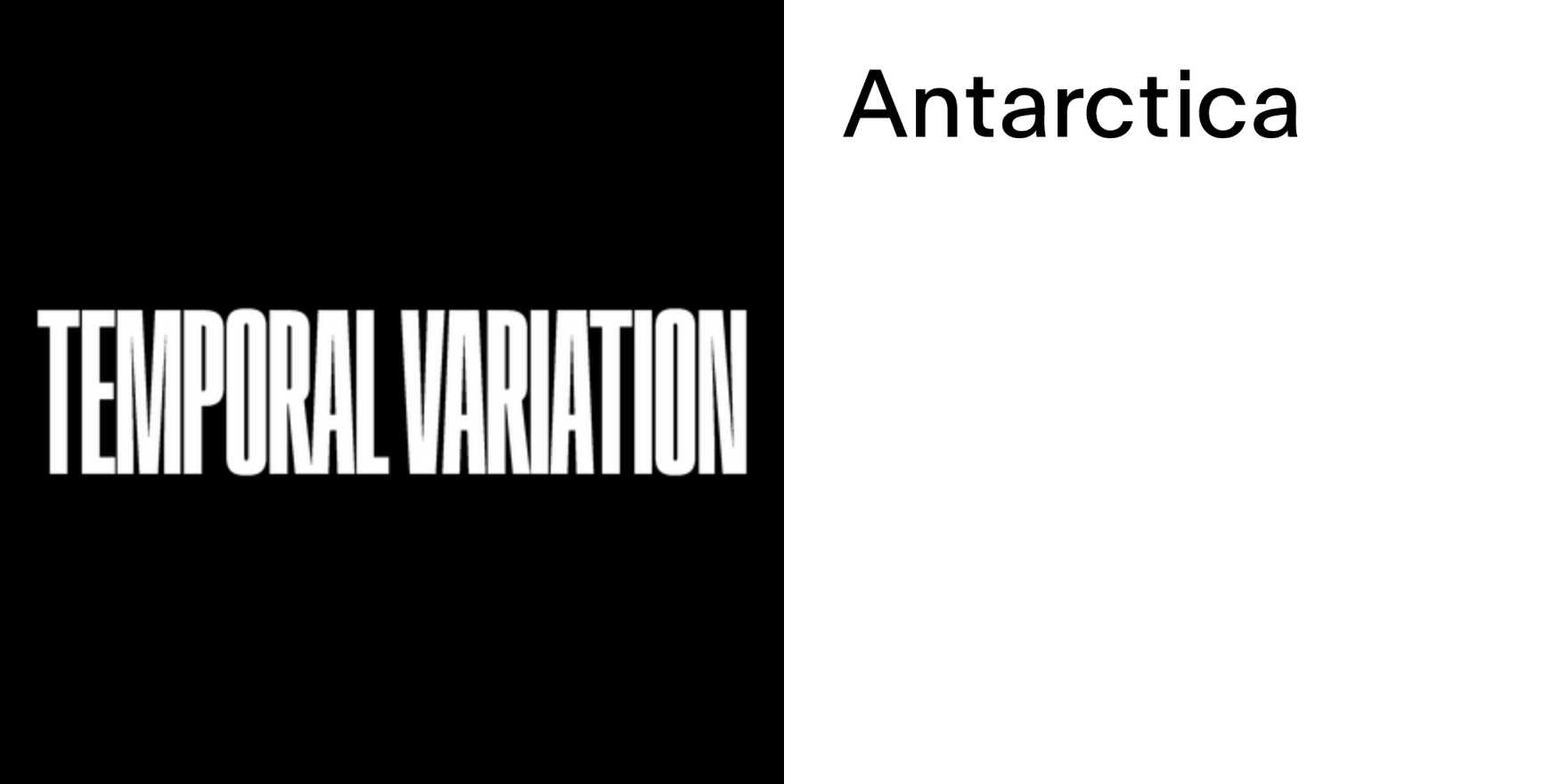 Temporal Variation - Fonts In Use