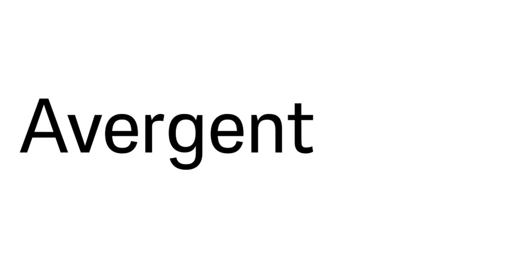 Avergent in use - Fonts In Use
