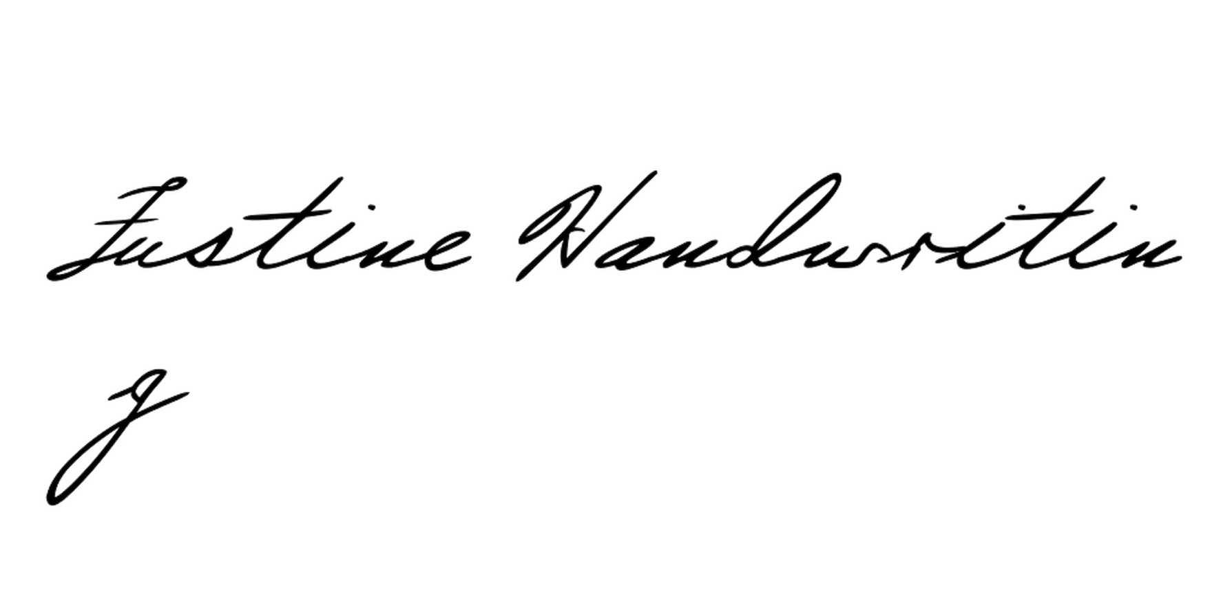 Justine Handwriting in use - Fonts In Use