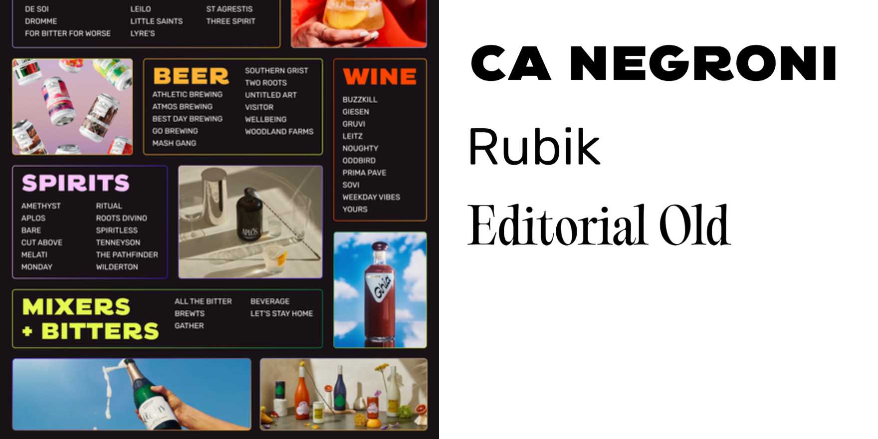 More or Less - Fonts In Use