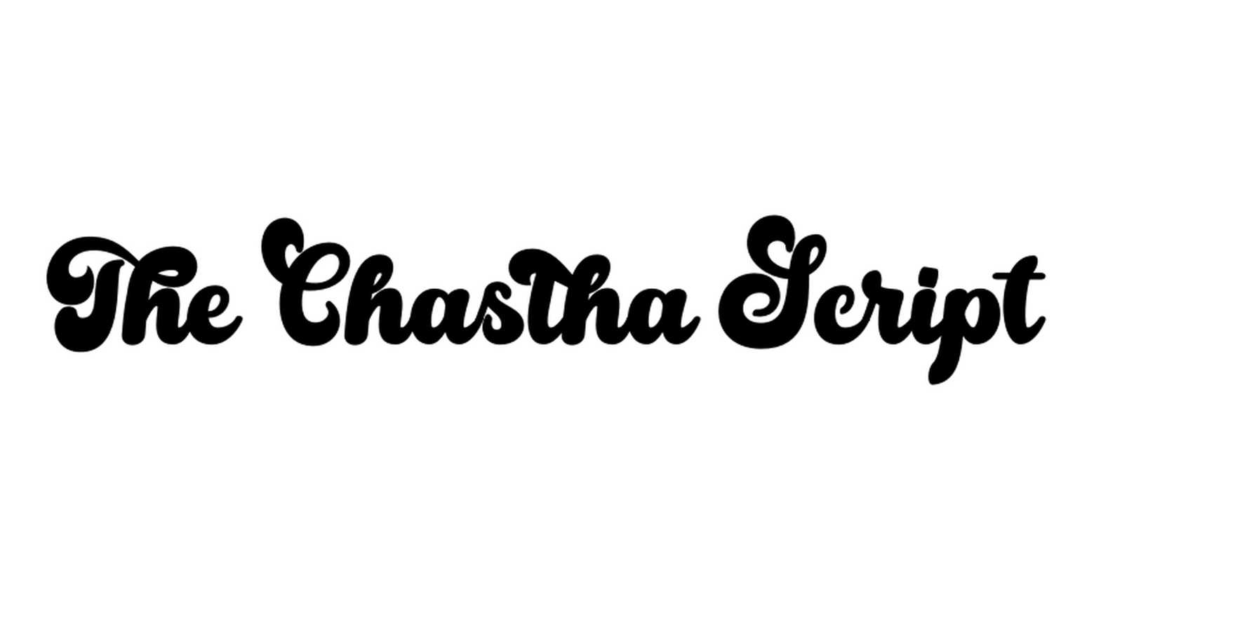 The Chastha Script in use - Fonts In Use