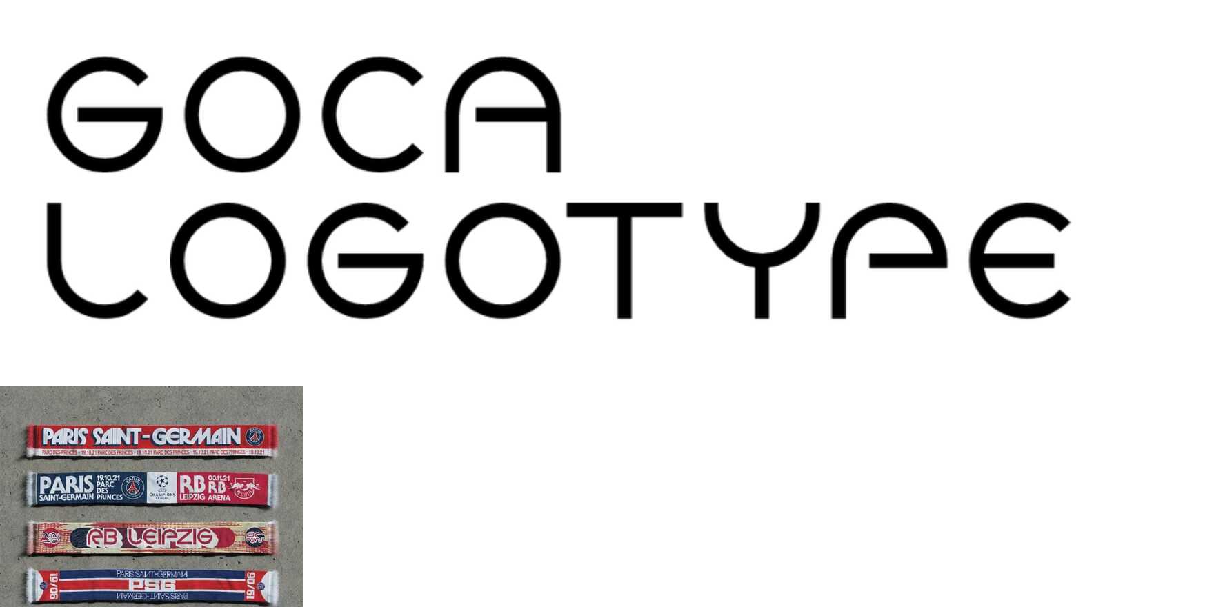 Goca Logotype in use - Fonts In Use