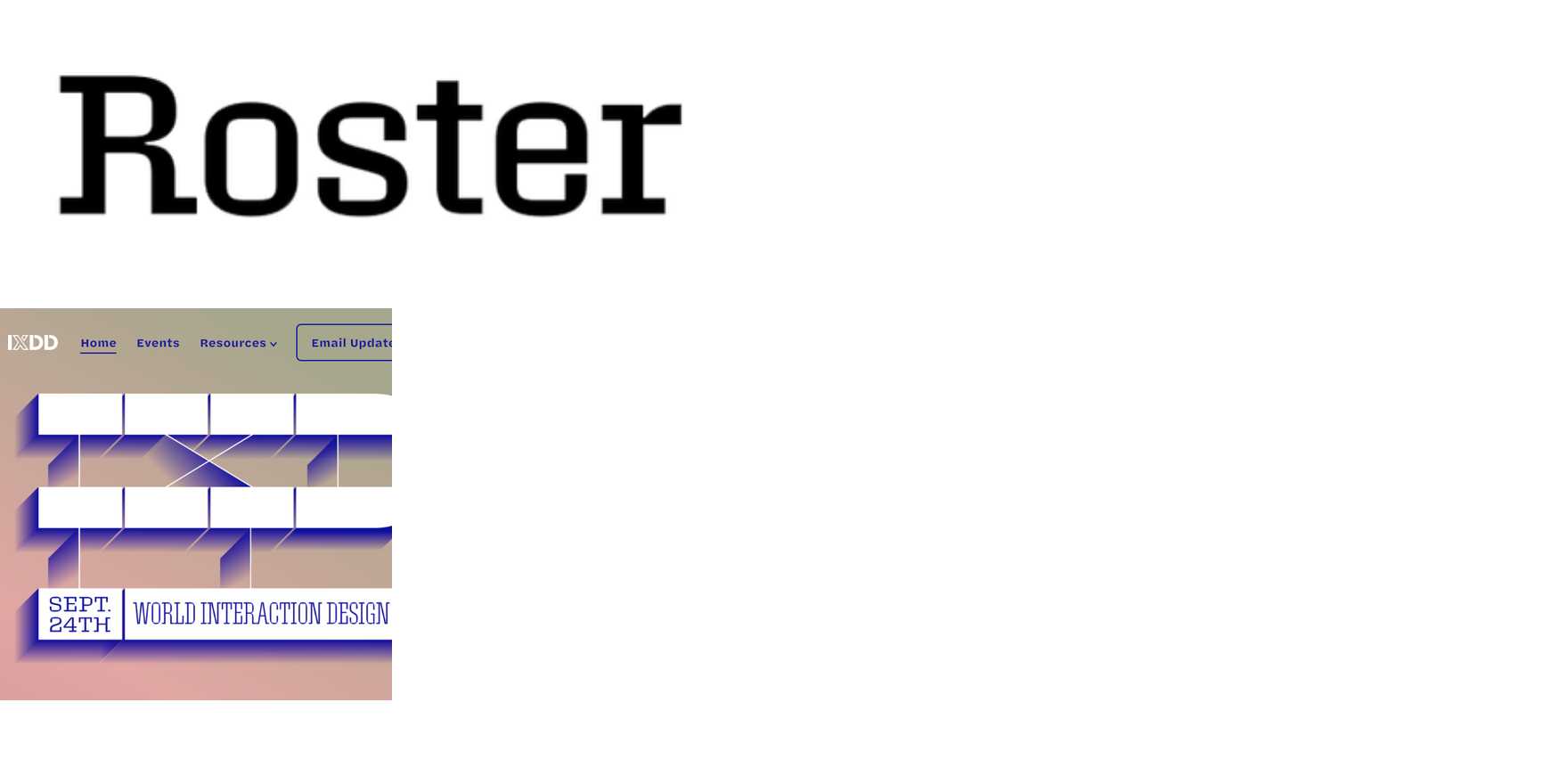 Roster in use - Fonts In Use