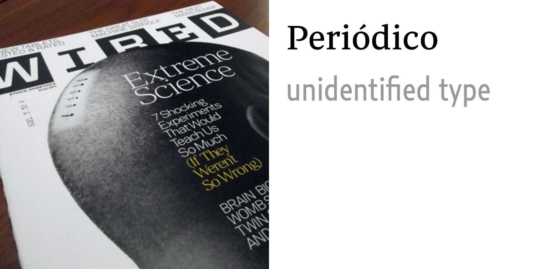 Wired (2011) - Fonts In Use