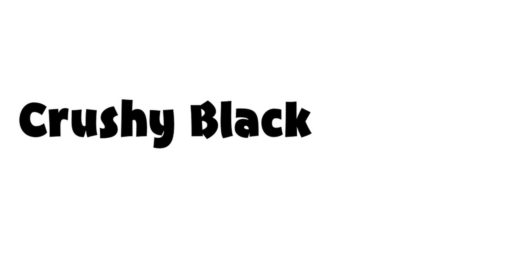 Crushy Black in use - Fonts In Use
