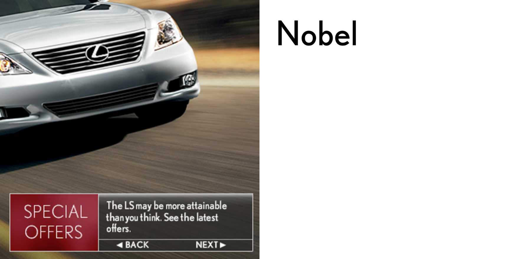 Lexus.com - Fonts In Use
