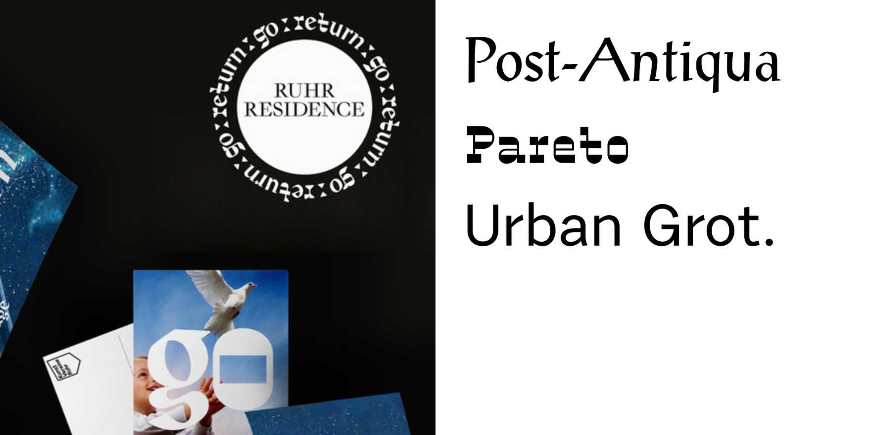 Ruhr Residence 2016 - Fonts In Use