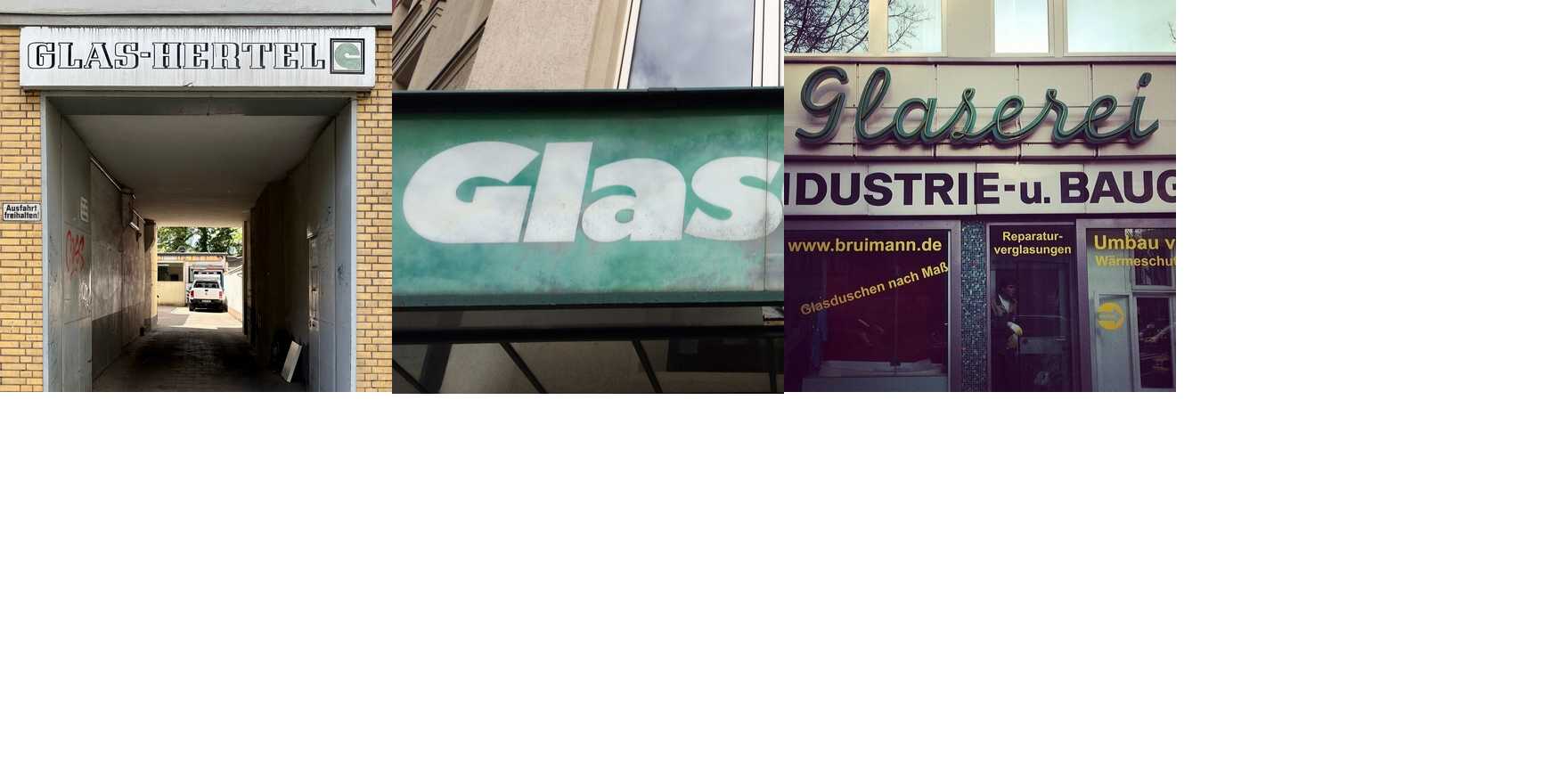 glaziers - Fonts In Use
