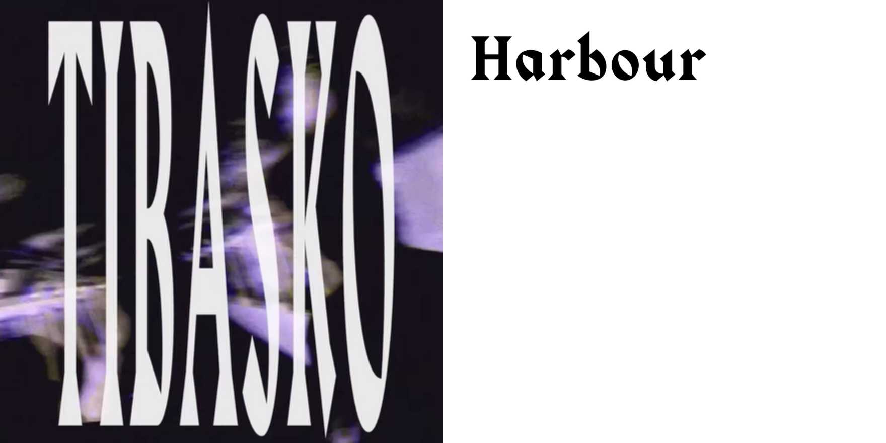 Tibasko – “Snif & Snüf” teaser video - Fonts In Use