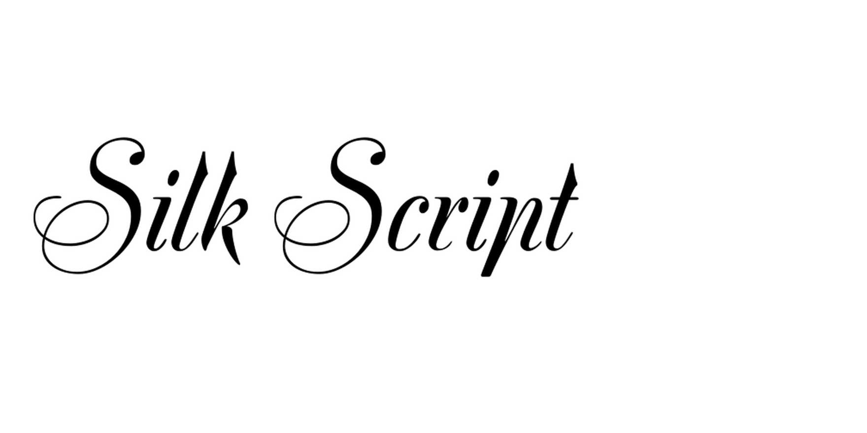 Silk Script in use - Fonts In Use
