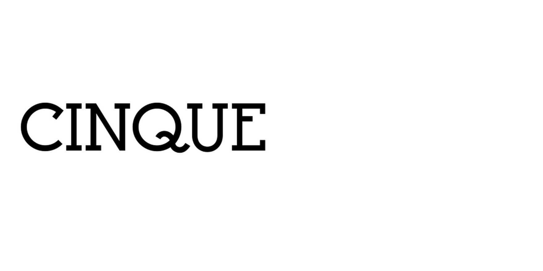 CINQUE in use - Fonts In Use