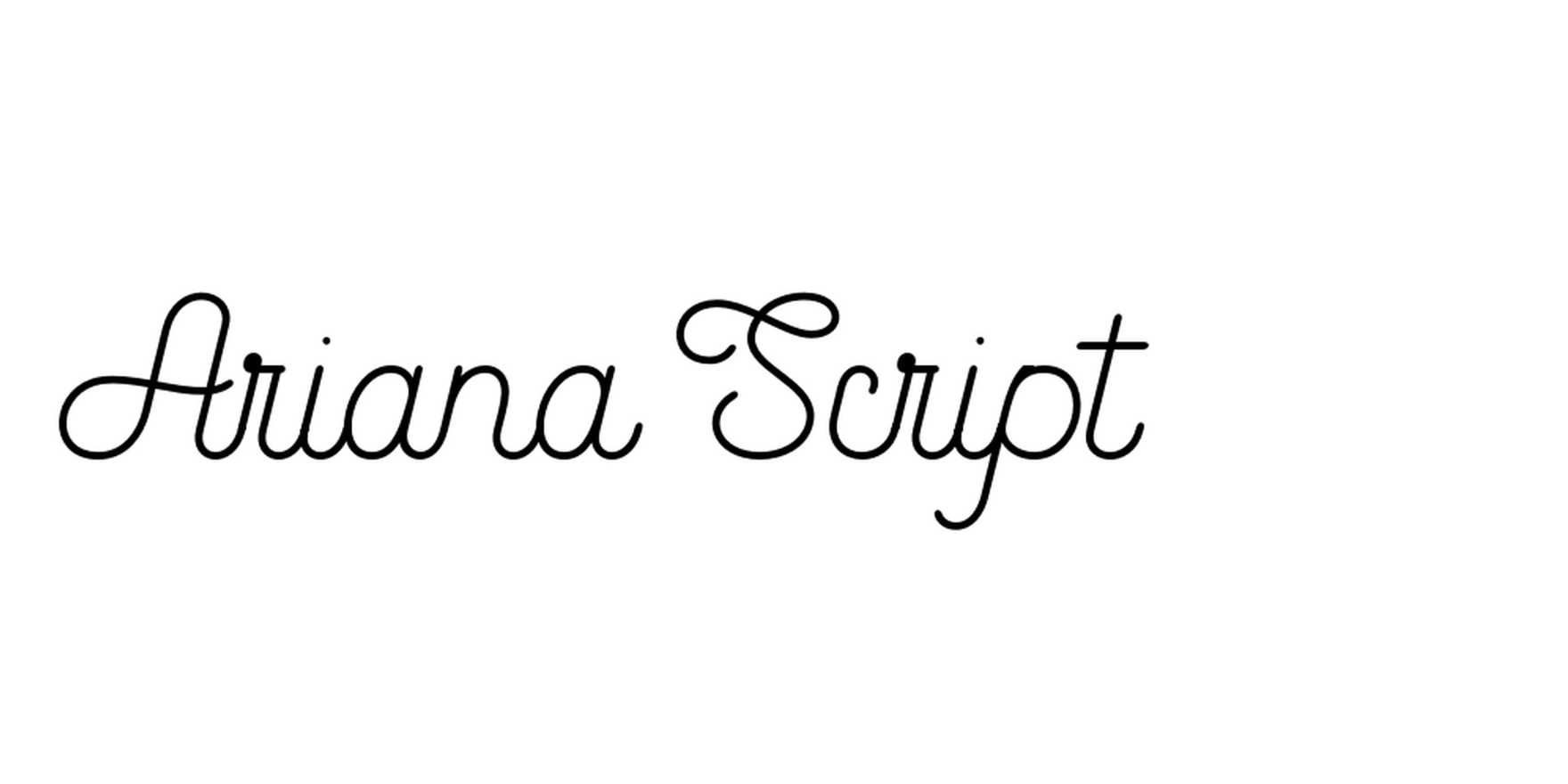 Ariana Script in use - Fonts In Use