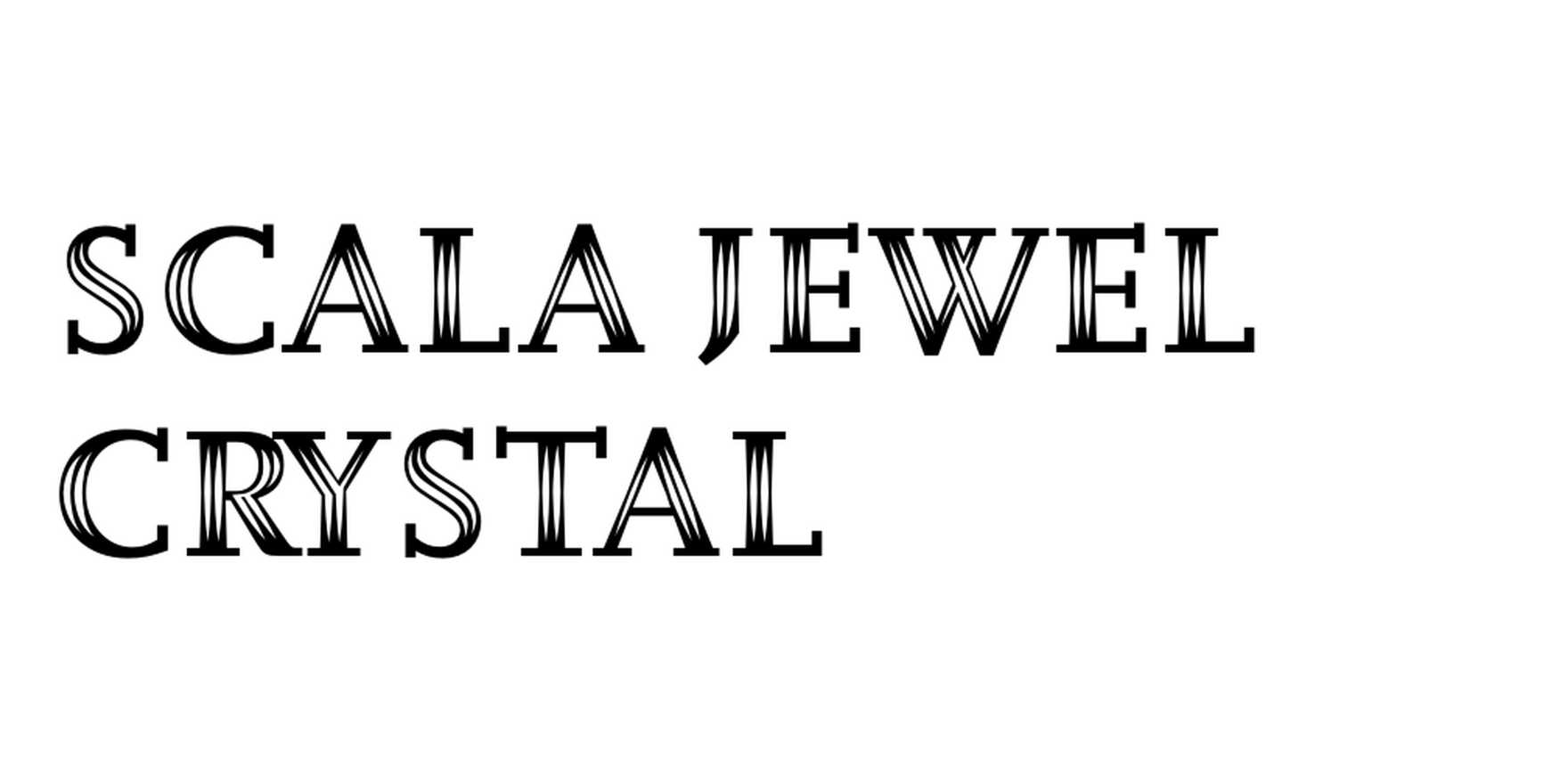 Scala Jewel Crystal in use - Fonts In Use