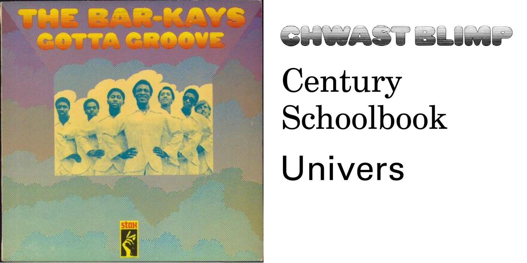 The Bar-Kays – Gotta Groove album art - Fonts In Use