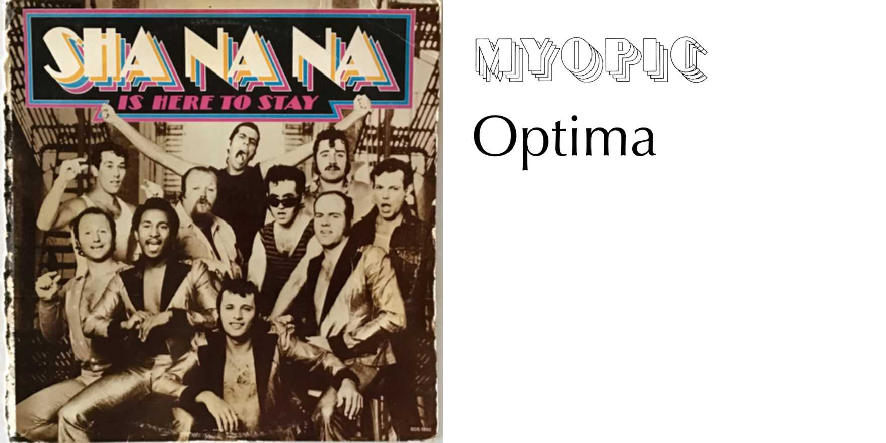 Sha Na Na – Sha Na Na Is Here to Stay album art - Fonts In Use