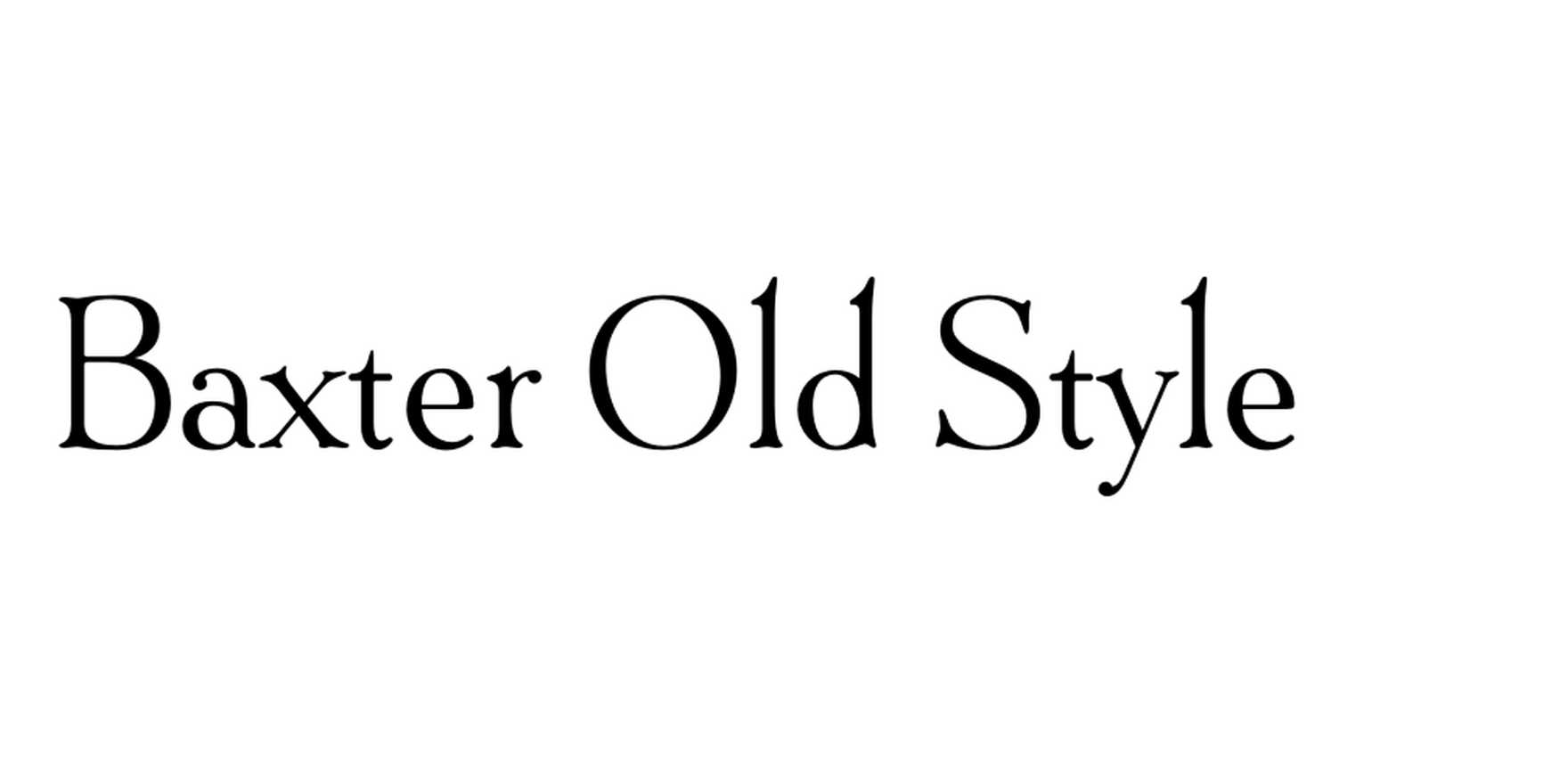 Baxter Old Style in use - Fonts In Use