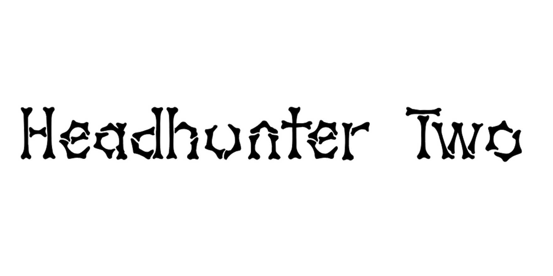 Headhunter Two in use - Fonts In Use