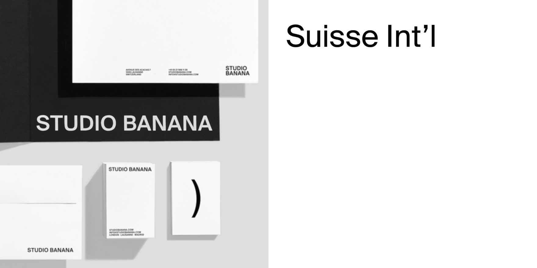 Studio Banana - Fonts In Use