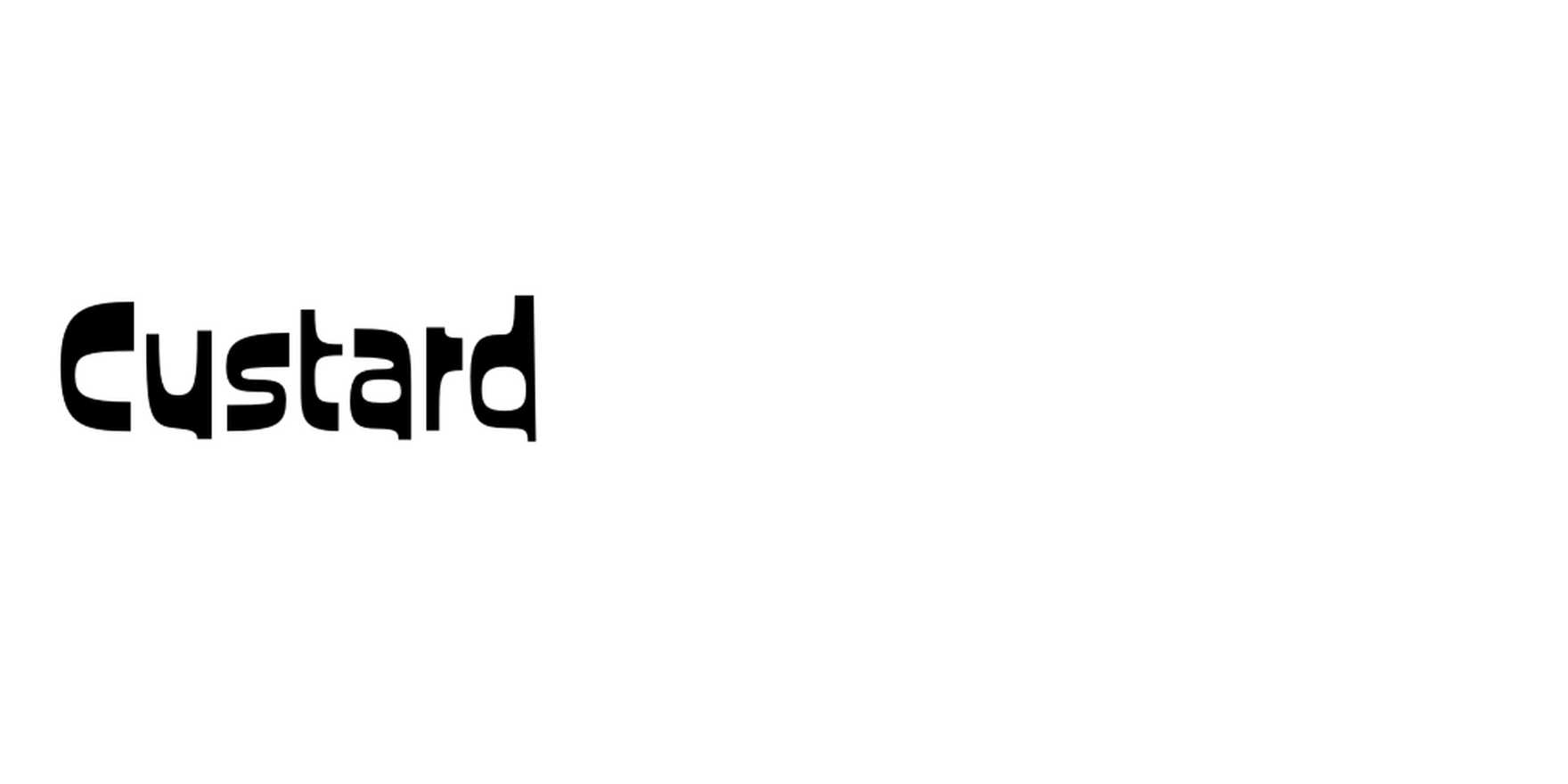 Custard in use - Fonts In Use