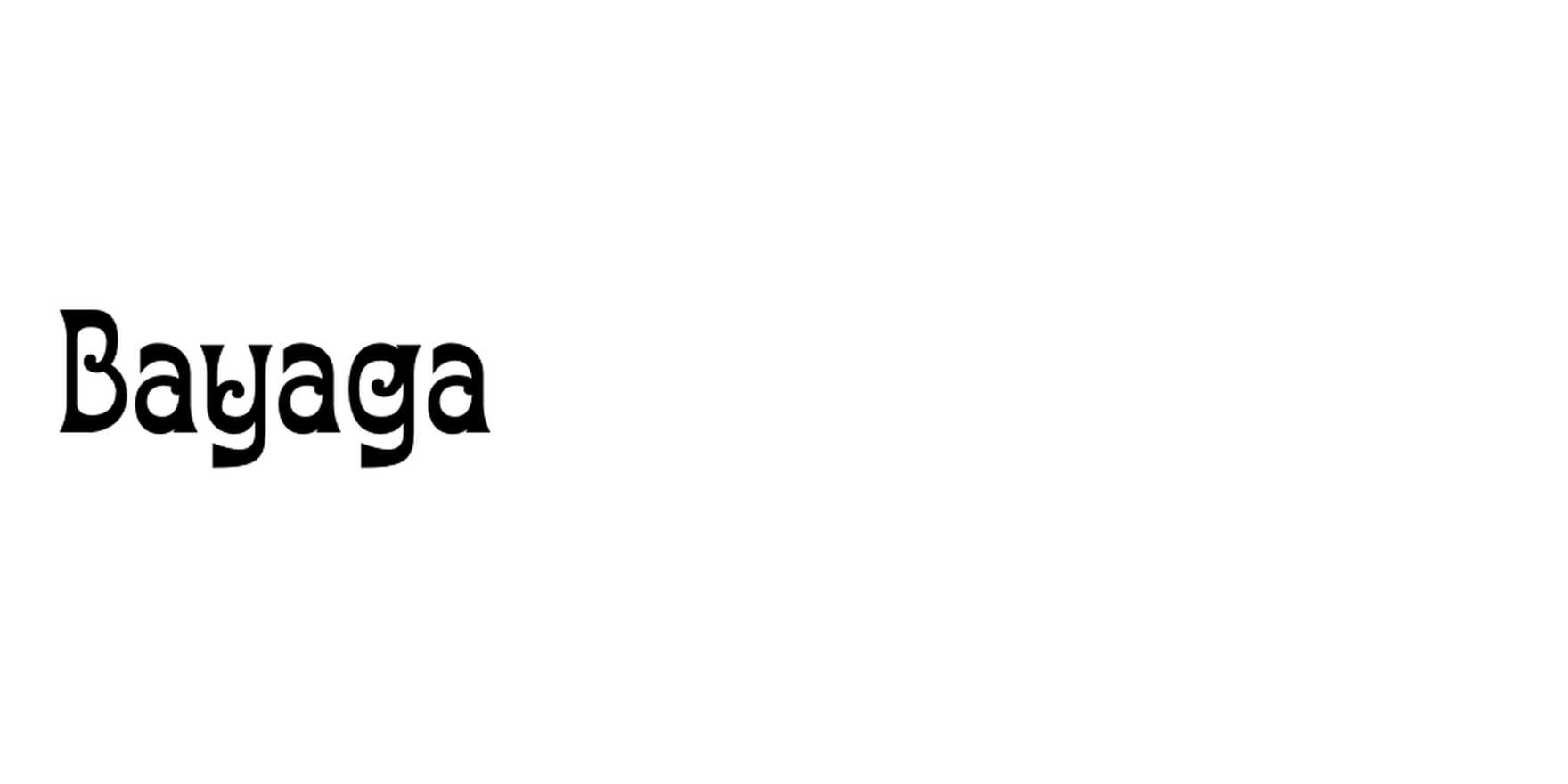 Bayaga in use - Fonts In Use