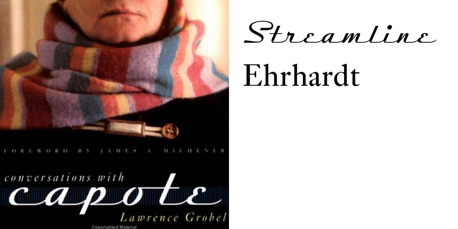 Conversations with Capote - Fonts In Use