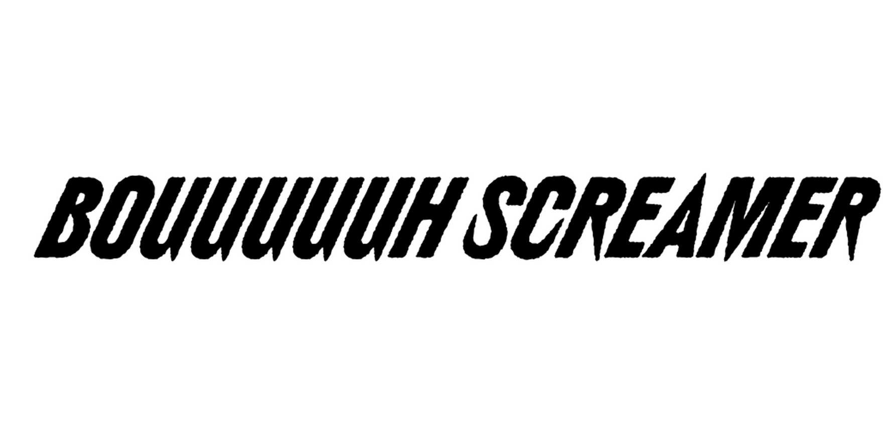 Bouuuuuh Screamer in use - Fonts In Use