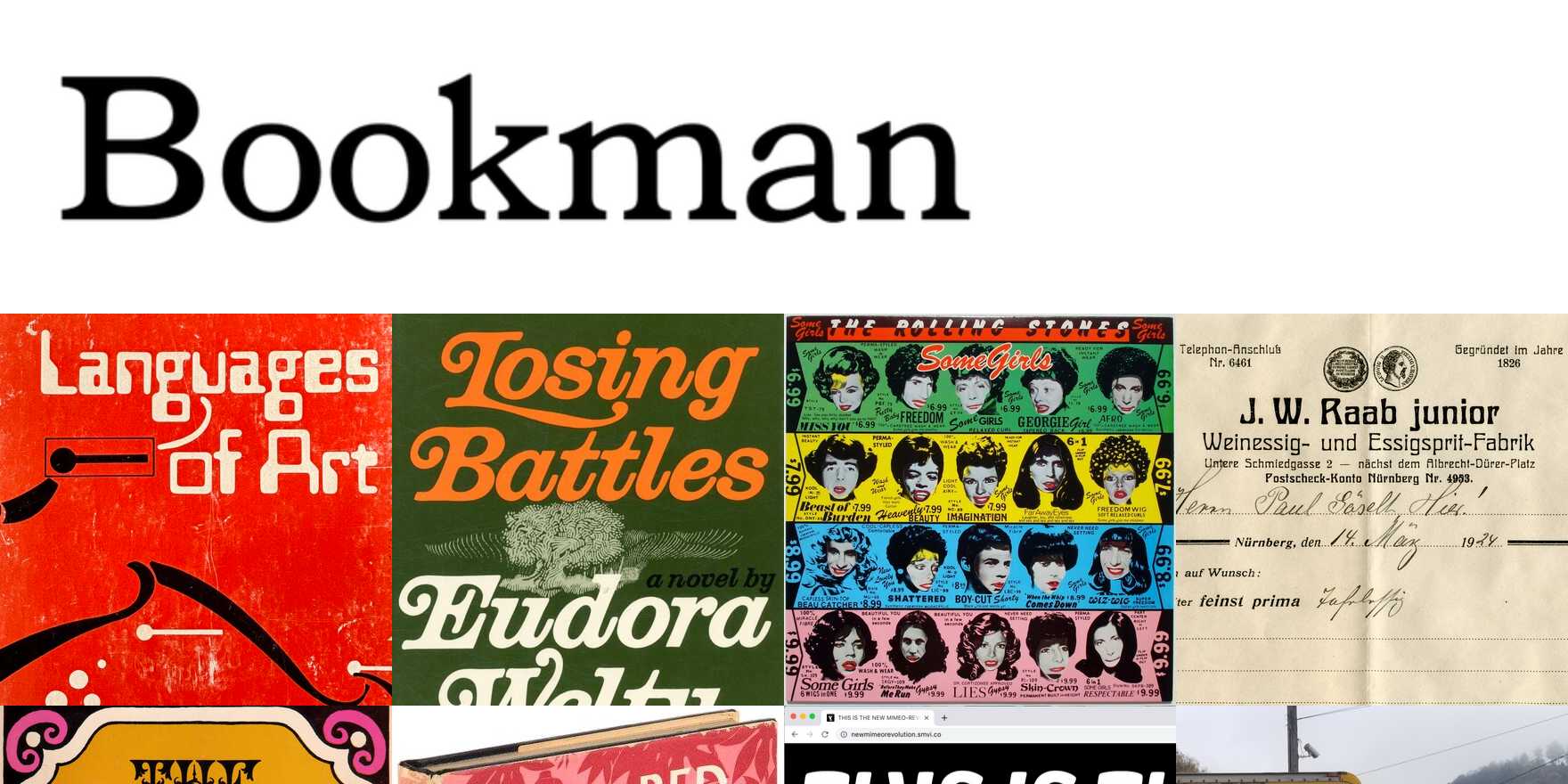 Bookman in use - Fonts In Use