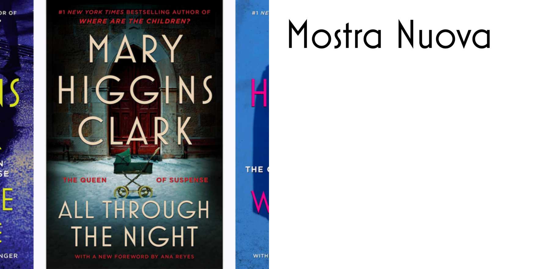 Mary Higgins Clark’s suspense novels - Fonts In Use