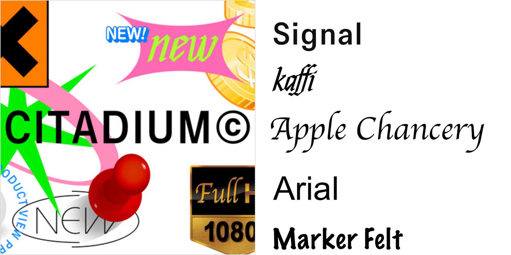 Citadium department stores - Fonts In Use