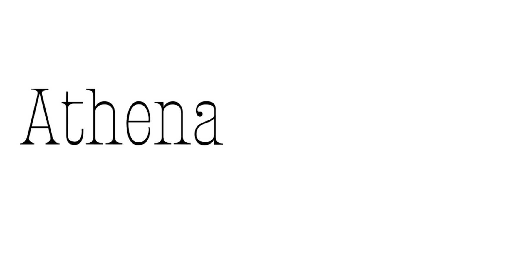 Athena (Solotype) in use - Fonts In Use