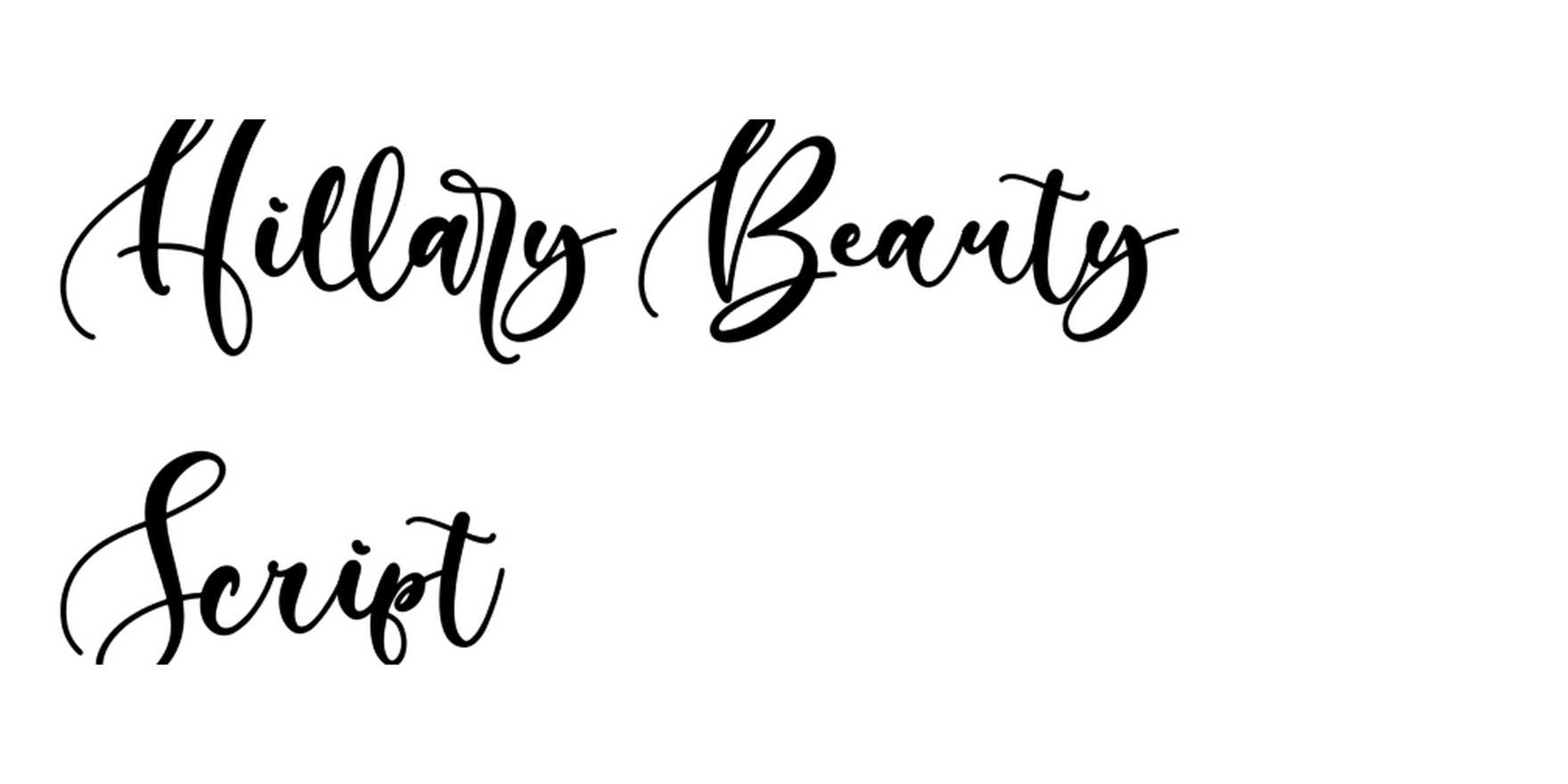Hillary Beauty Script in use - Fonts In Use