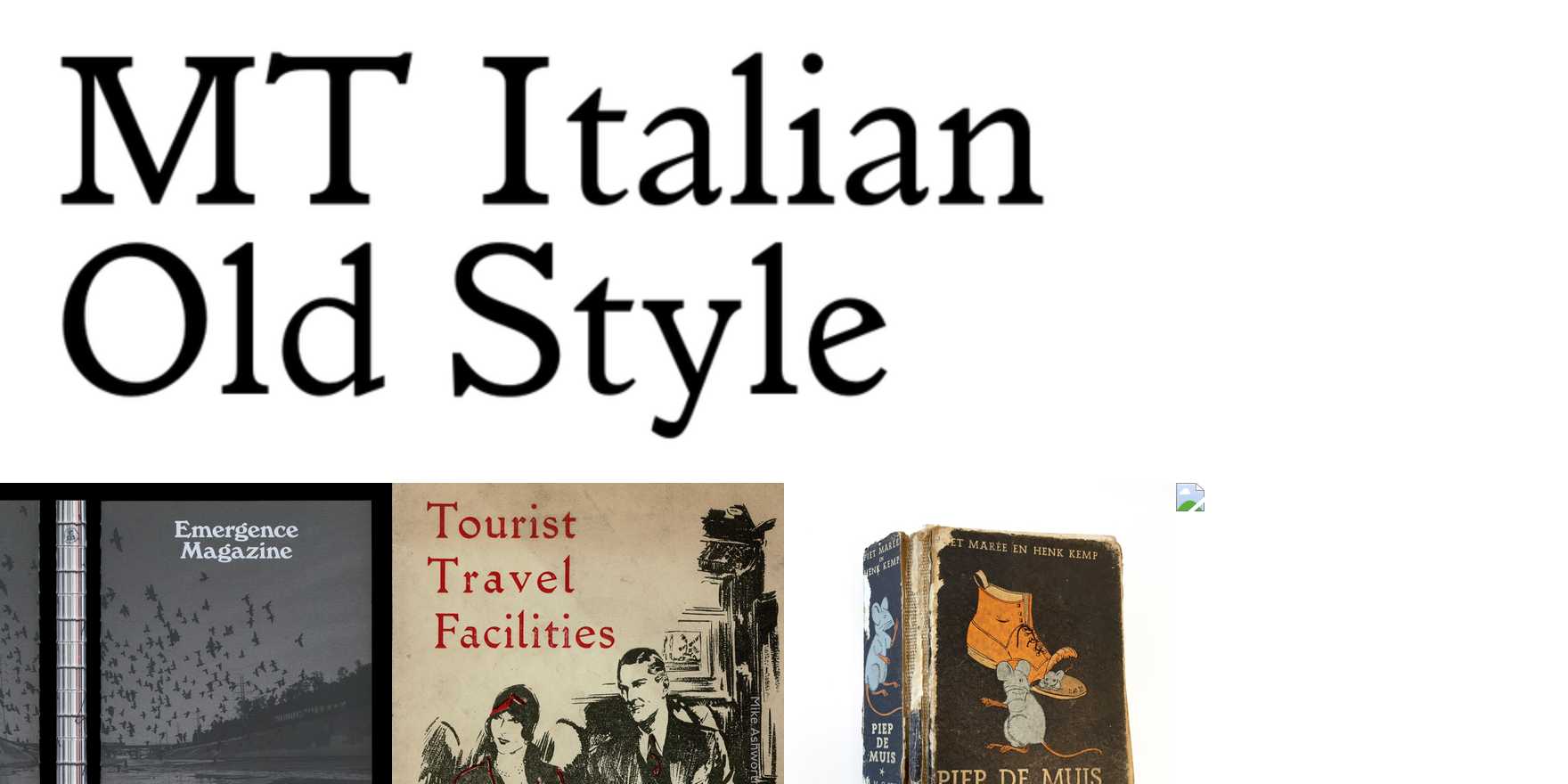 Monotype Italian Old Style in use - Fonts In Use