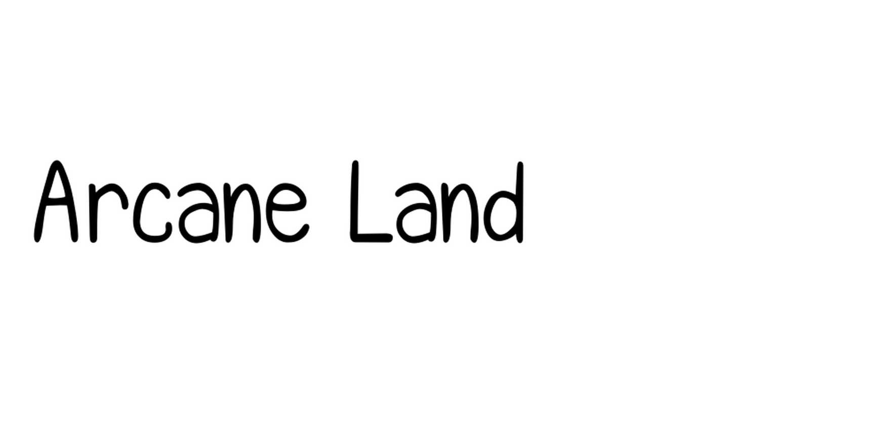 Arcane Land in use - Fonts In Use