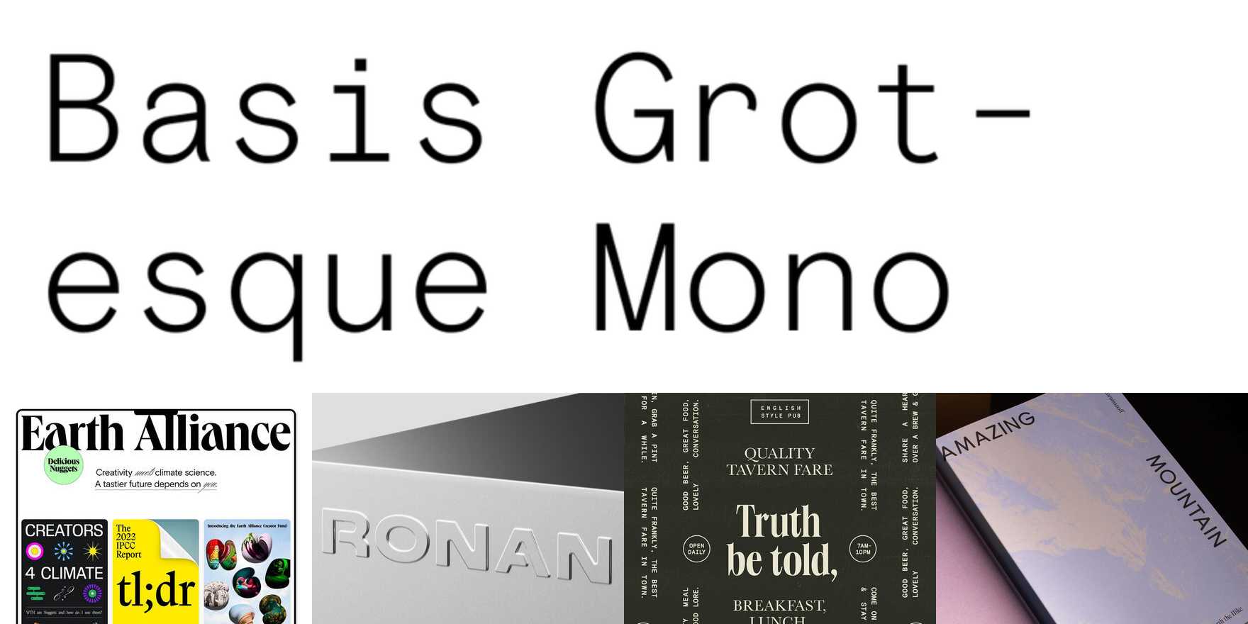 Basis Grotesque Mono in use - Fonts In Use