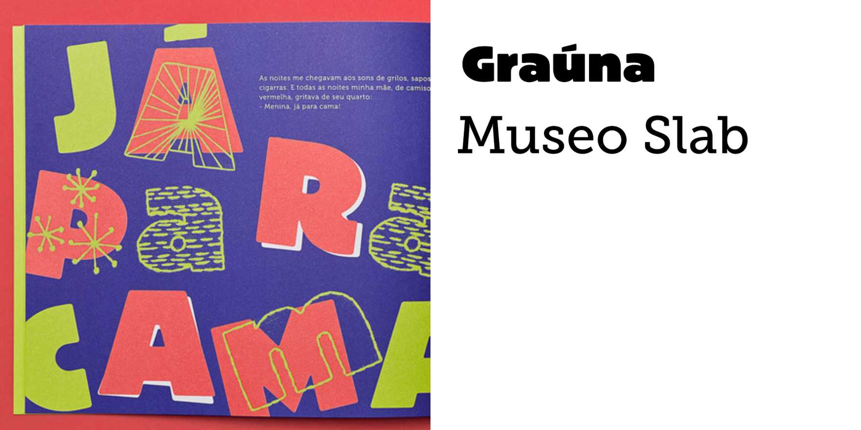 Dançando com as palavras by Paula Gotelip - Fonts In Use