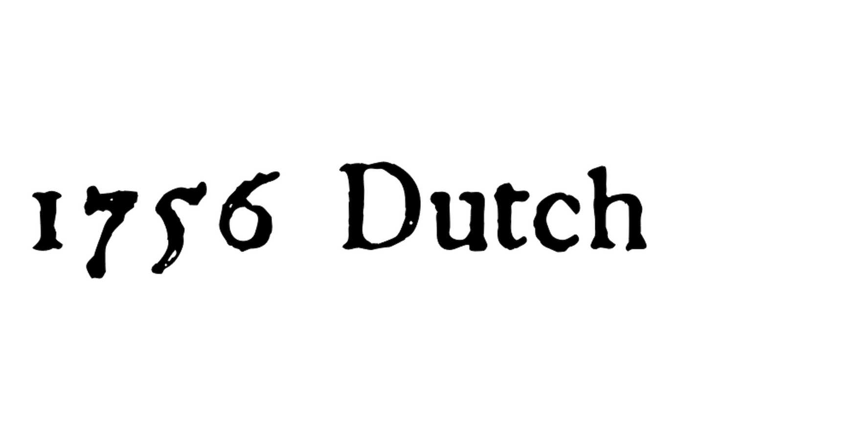 1756 Dutch in use - Fonts In Use