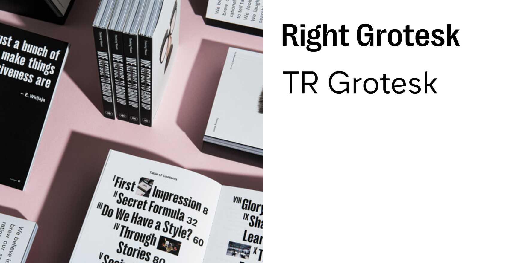 We Refuse To Grow Up - Fonts In Use