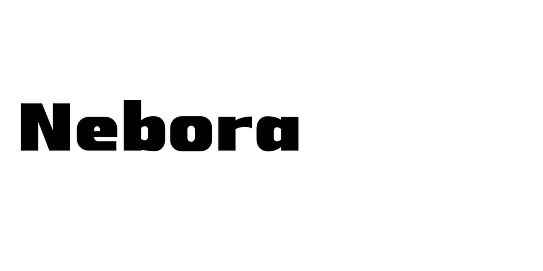 Nebora in use - Fonts In Use