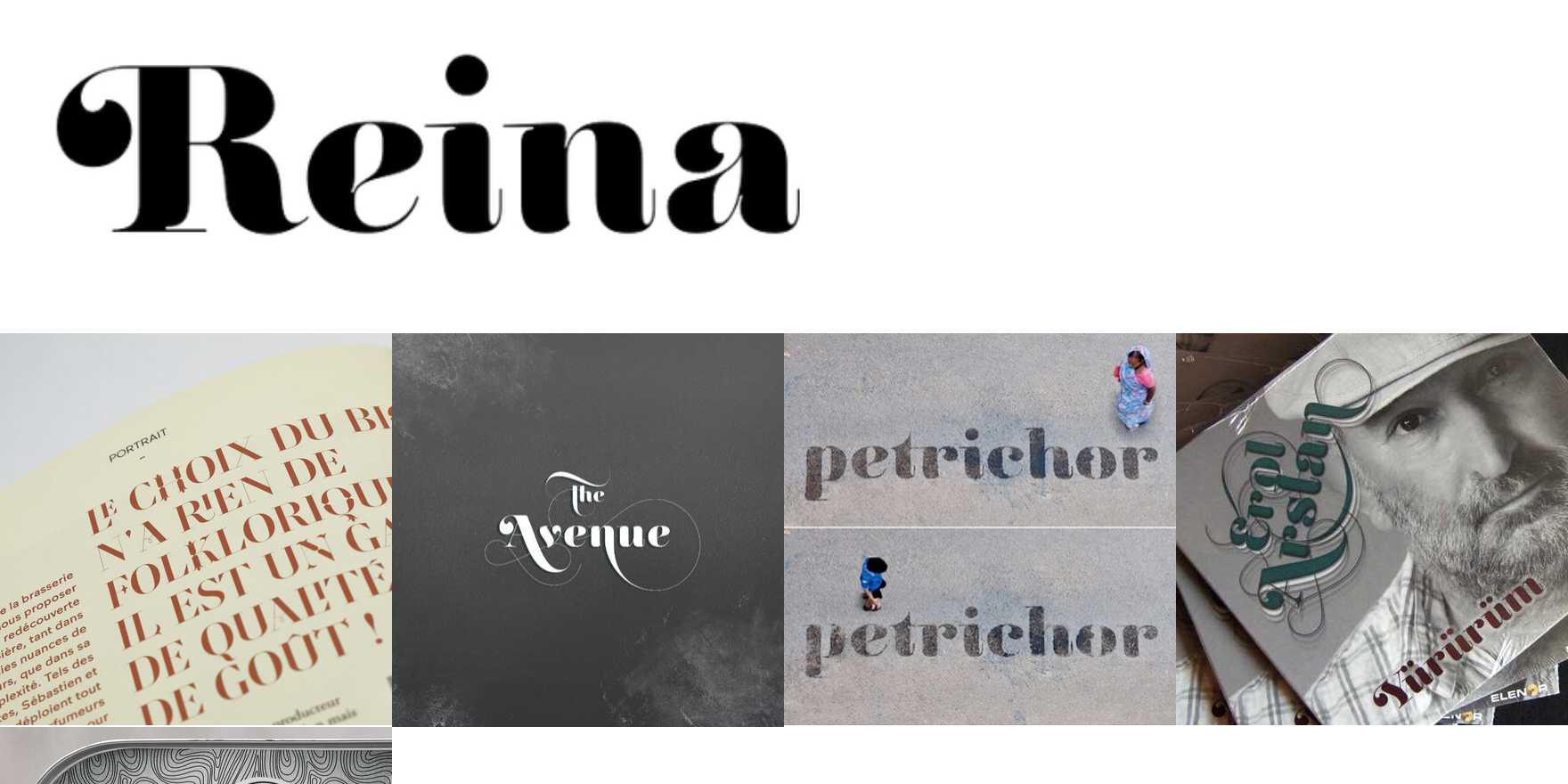 Reina in use - Fonts In Use