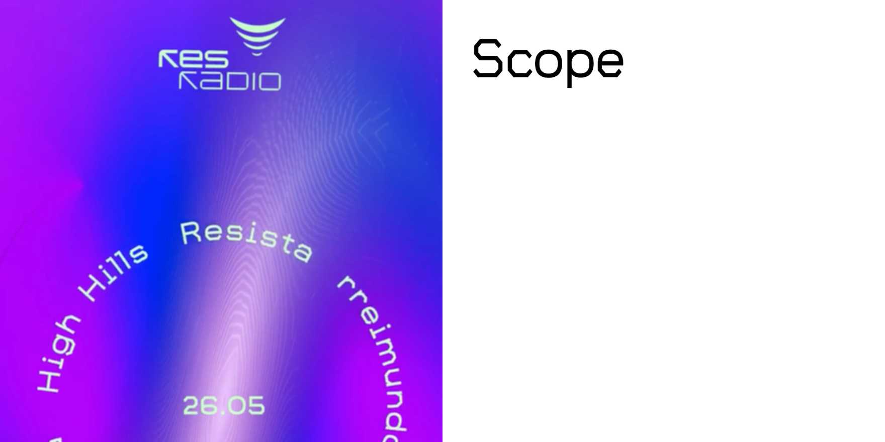 Res.Radio social media - Fonts In Use