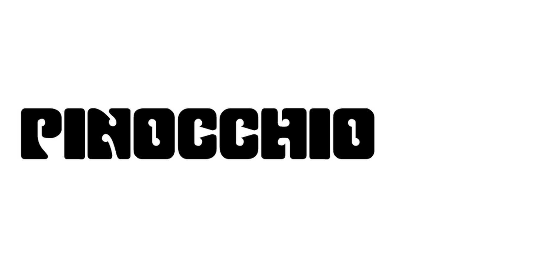 Pinocchio in use - Fonts In Use