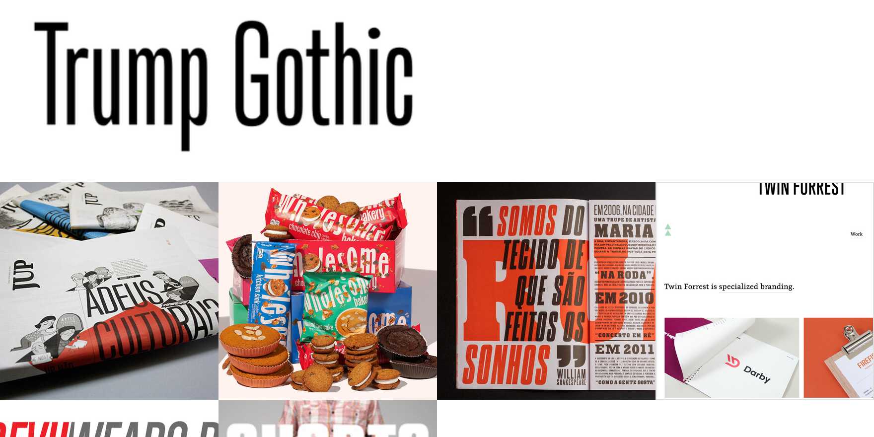 Trump Gothic in use - Fonts In Use