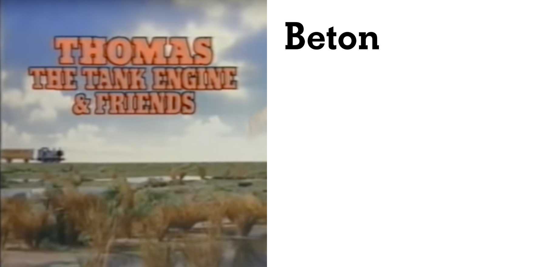 Thomas & Friends TV series logo - Fonts In Use