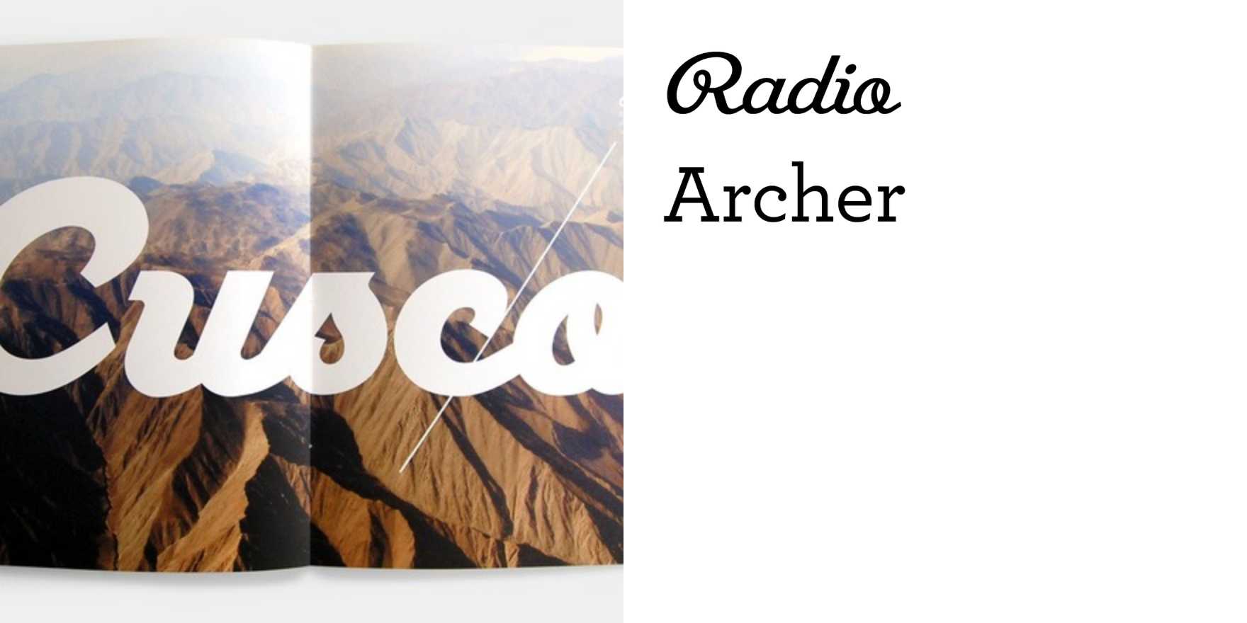 A Visual Elevation - Fonts In Use