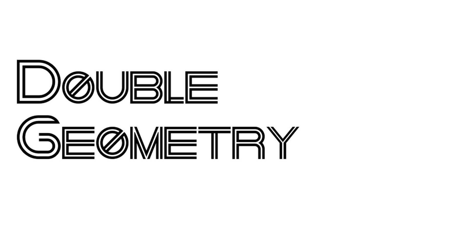 Double Geometry in use - Fonts In Use